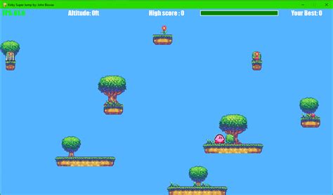 Kirby Super Jump By John Biswas