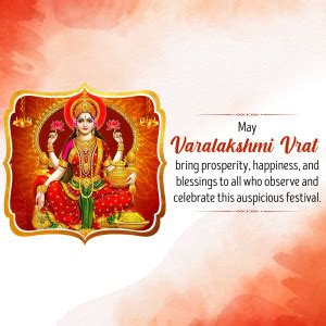 Varalakshmi Vrat images, poster & Banner | Brands.live