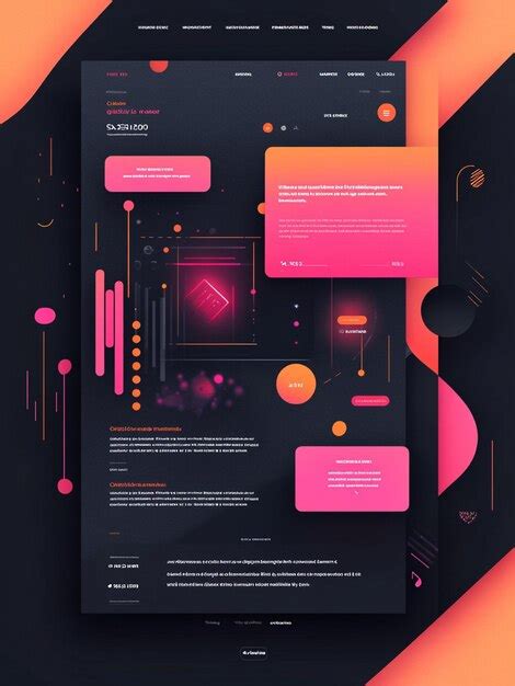 Design For A Uiux Landing Page Template For A Tech Startup Premium Ai