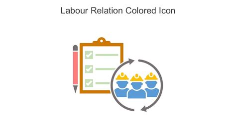 Labour Relation Colored Icon In Powerpoint Pptx Png And Editable Eps Format Ppt Sample