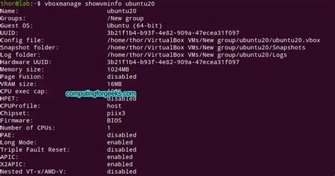 Manage Virtualbox Vms From Command Line Using Vboxmanage