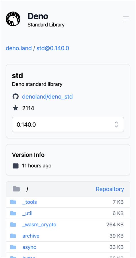 document ability to view arbitrary deno api version · issue 47 · denoland docland · github