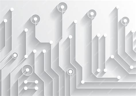 Premium Vector Circuit Technology Background With Hi Tech Digital Data Connection System And