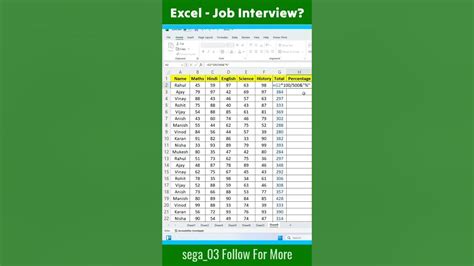 Excel Job Interview Questions Excel Newexcel Youtube