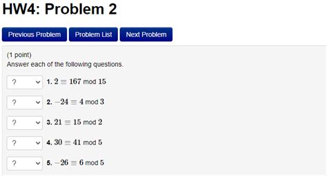 Solved Hw4 Problem 2 Previous Problem Problem List Next