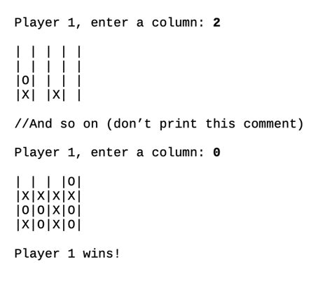 Solved Assignment 6C Connect Four Now That We Ve Learned Chegg Com