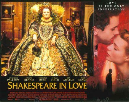 Shakespeare In Love AŞik Shakespare Fİlmİnİn Orjİnal Lobİ Karti