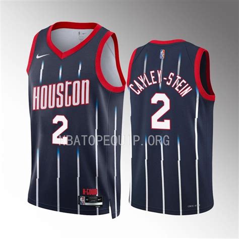 Houston Rockets Willie Cayley Stein 2022 23 City Edition Navy 2 Jersey