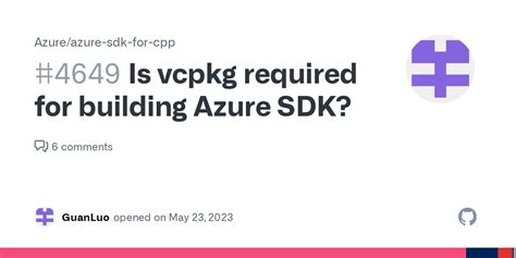 Is Vcpkg Required For Building Azure SDK Issue 4649 Azure Azure