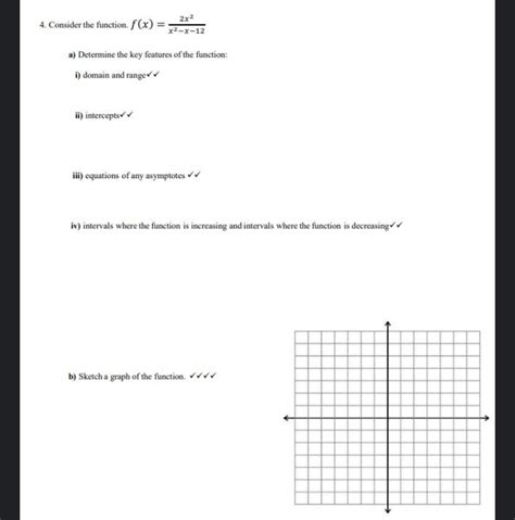 Solved Insider The Function F X X2−x−122x2 A Determine