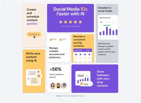 Frontend Mentor Responsive Bento Grid Using Tailwind Css Coding