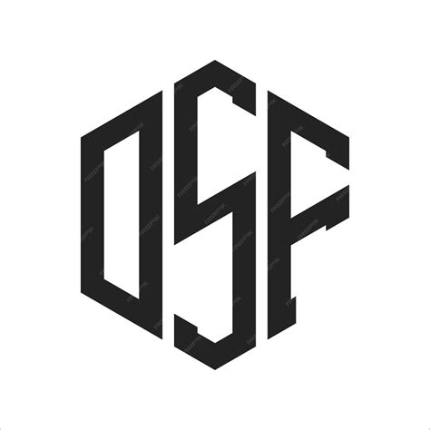 Premium Vector Dsf Logo Design Initial Letter Dsf Monogram Logo Using