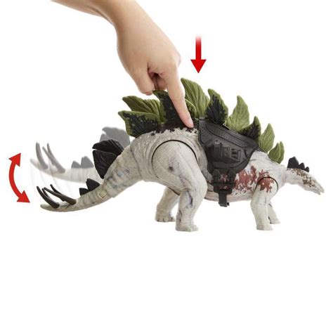 Jual Mattel Jurassic World Dino Gigantic Trackers Stegosaurus Di Seller