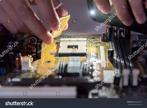 Close Ic Surface Mount Device On Stock Photo Edit Now