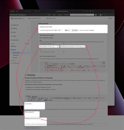 whatsapp uncanny automator
