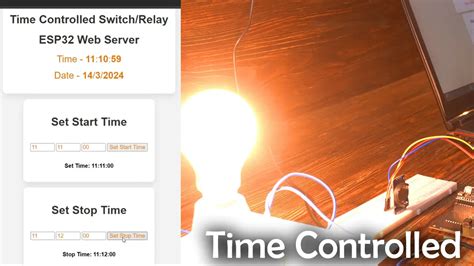 Time Controlled Switch Using ESP Web Server And DS RTC