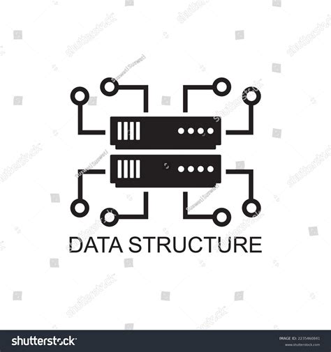 Data Structure Icon Technology Icon Stock Vector Royalty Free