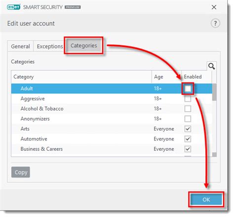 KB2796 Block Or Allow Websites Or Categories Using Parental Control In ESET Home Products 15