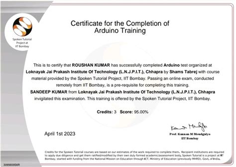 Roushan Kumar On Linkedin Arduinoday2023 Arduino Iitbombay Trainingandplacementcell