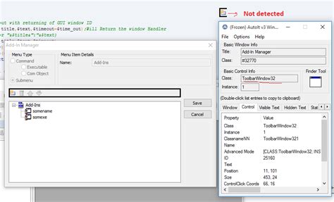 A Control Is Not Detected In A Menu Autoit General Help And Support Autoit Forums