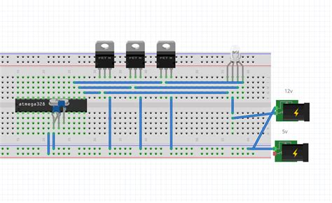 Arduino Led Strip Driver Using Standalone Atmega823 And Mosfets