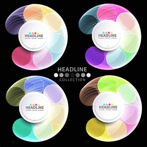 Brochure Header Layout Template Pattern Presentation Notice Vector Pattern Presentation