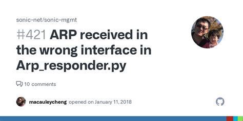 Arp Received In The Wrong Interface In Arp Responder Py · Issue 421 · Sonic Net Sonic Mgmt · Github