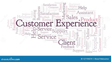Customer Experience Word Cloud Stock Illustration Illustration Of Rating Text 127194374