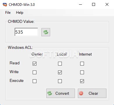 CHMOD Win Download Softpedia