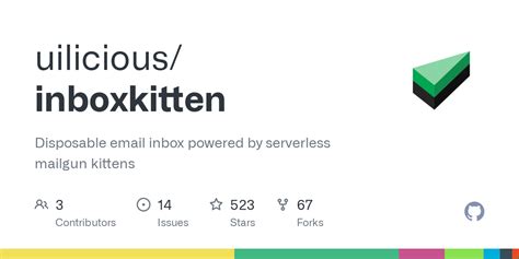GitHub Uilicious Inboxkitten Disposable Email Inbox Powered By Serverless Mailgun Kittens