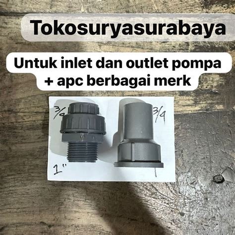 Jual Konektor Apc Watermur Pompa Apc Watermur 1 X 3 4 Sok Drat Dalam 1 X 3 4 Outlet Dan