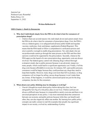 PP101 Assignment 1 M B Chapter 6 Sex Booze And Drugs Discussion Question 5 Based On The