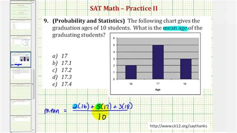 Statistics Math Examples