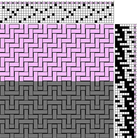 Weaving Patterns On 8 Shafts Twill Variations