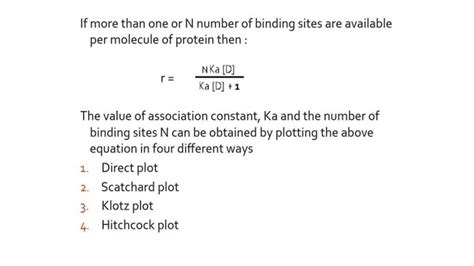 Kinetics Of Protein Binding Pptx