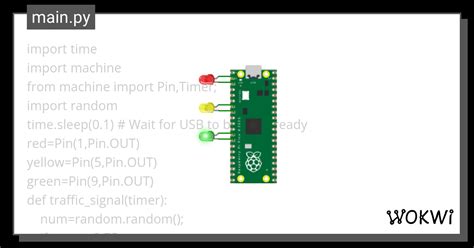 Trafficsignal Wokwi Esp32 Stm32 Arduino Simulator