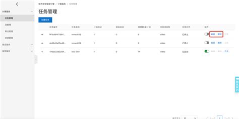 任务管理 城市视觉智能引擎 阿里云