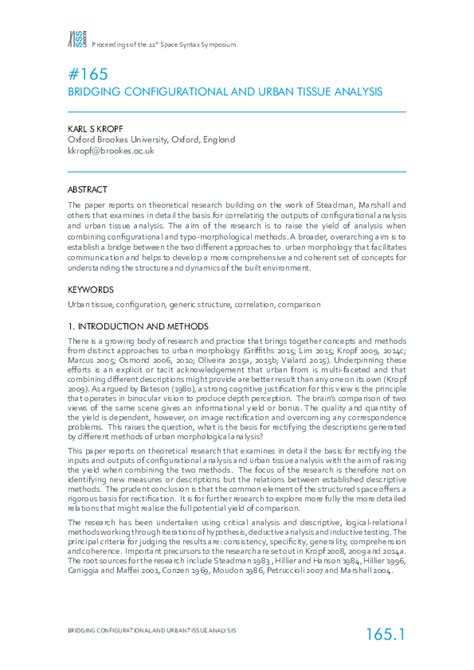 pdf proceedings of the 11 th space syntax symposium bridging