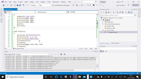 Program 2 Create And Rotate A Triangle About The Origin And A Fixed Point Youtube