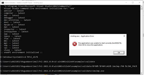 Fortran Unable To Run The Exe File Erro 0xc0000279 Stack Overflow