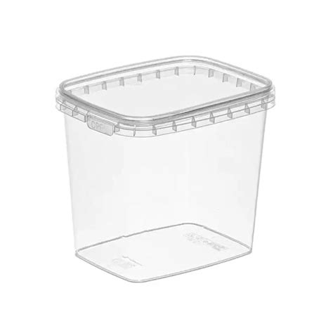 ظرف مایکروویو 560 درب و بدنه شفاف طب پلاستیک 3001006000 صدف کالا