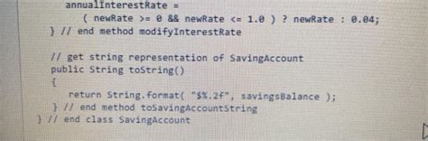 solved public class savingaccount test public static void