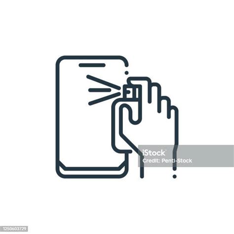 스마트폰 벡터 아이콘입니다 스마트 폰 편집 스트로크 웹 및 모바일 앱 로고 인쇄 매체에 사용하기 위한 스마트폰 선형 기호입니다 얇은 선 그림 벡터 격리 된 윤곽선 도면입니다