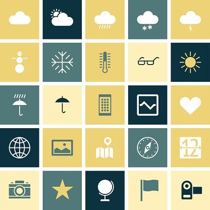 Flat Design Icons For User Interface Stock Clipart Royalty Free FreeImages