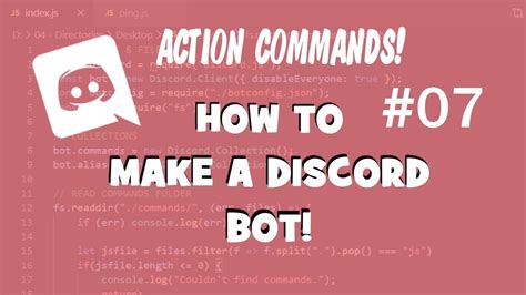 How To Make A Discord Bot Actions Commands Youtube