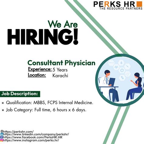 perks hr pvt ltd on linkedin hiringnow consultantphysician mbbs