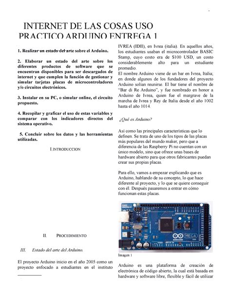 internet de las cosas trabajo colaborativo 1 realizar un estado del