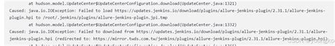 Jenkins安装插件时报错ioexception的原因是镜像地址需要更改为国内地址exception