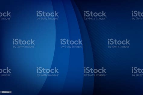 Abstract Deep Blue Background Curve And Overlap Layer With Basic Simply