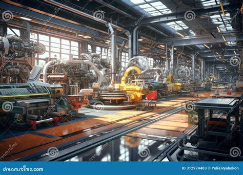 Automated Smart Factory Generate Ai Stock Image Image Of Energy Computer 312974483 Automated Smart Factory Generate Ai Stock Image Image Of Energy Computer 312974483
